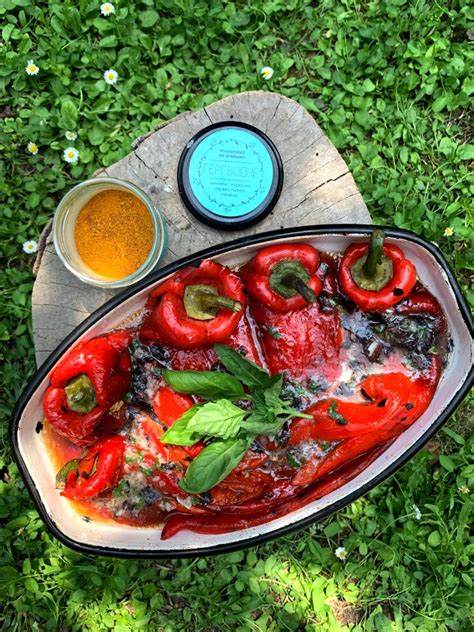 Салата с печени чушки и