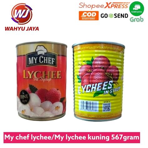 Jual My Chef Lychee My Lychee Kuning 567gram Buah Kaleng Shopee Indonesia