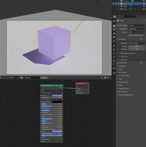 Emission How Do I Get A Colored Object To Glow On White Blender Stack Exchange