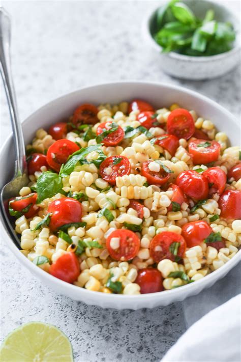 Fresh Corn And Tomato Salad Flavor The Moments