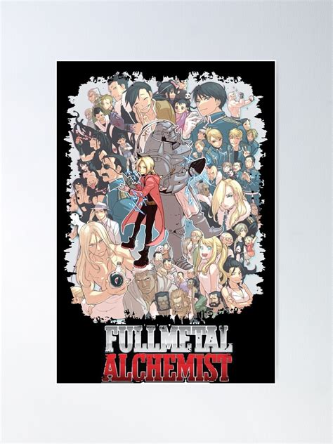 Fma Poster By Benoixio Redbubble