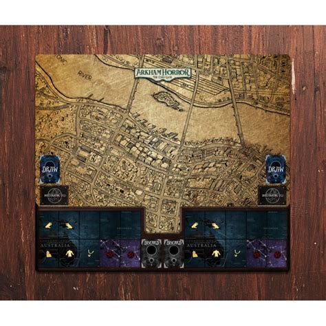 桌遊配件 詭鎮奇談 Arkham Horror Lcg 卡牌版 Solo 雙人牌墊 Playmat 蝦皮購物