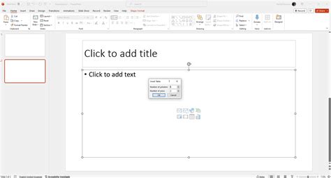 inserting tables in powerpoint how to do it jpl it training