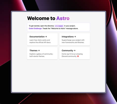 Astro Powered Web Portal In Frappe Apps