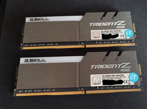 Ddr4 Tridentz Rgb 16gb 3200mhz Computers And Tech Parts And Accessories Computer Parts On Carousell
