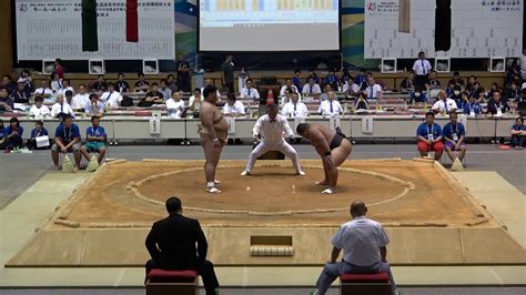 2019年ih 相撲 男子 個人 決勝トーナメント2回戦 川渕一意 （金沢学院 石川） X 向中野真豪 （鳥取城北 鳥取） Youtube