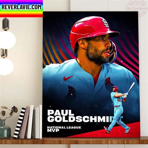 Paul Goldschmidt Is 2022 National League Mvp Home Decor Poster Canvas