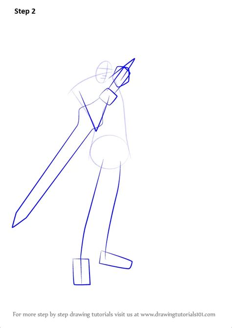 How To Draw A Sword On Fire Step By Step