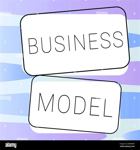 Handwriting Text Business Model Concept Meaning Model Showing How A