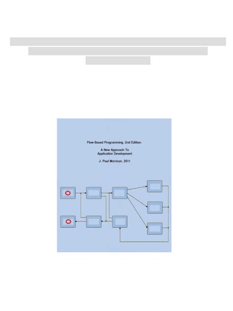 Flow Based Programming A New Approach To Application Development 2nd
