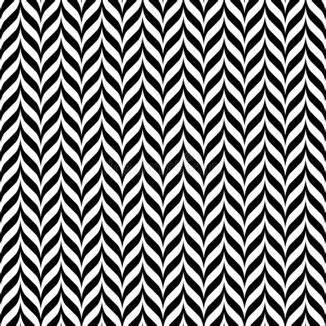Black And White Vintage Zig Zag Seamless Pattern Stock Vector