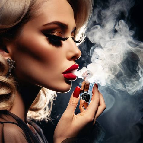 The Giantess Smokey Kiss By Smokinggiantess On Deviantart