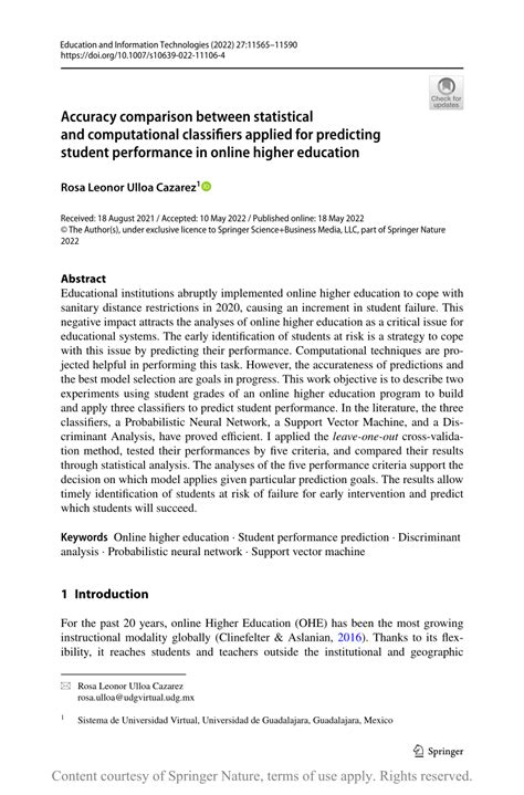 Accuracy Comparison Between Statistical And Computational Classifiers Applied For Predicting