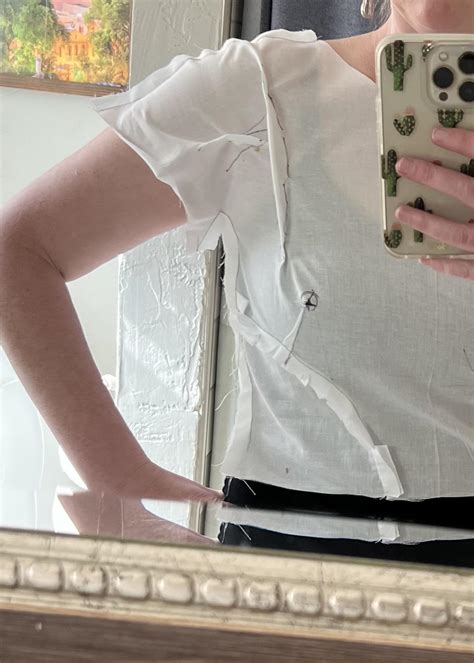 How Do I Remove The Excess Fabric Above The Bust R Sewing