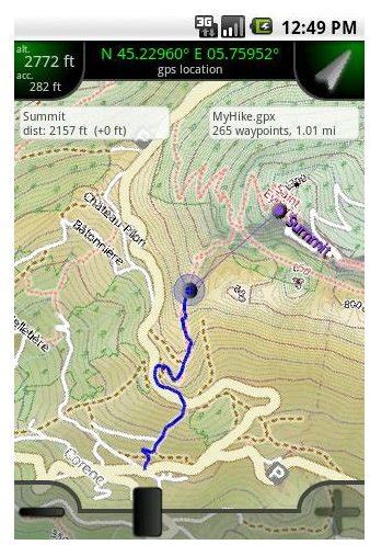 Hiking Map App