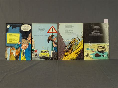 Tillieux 4 Albums Gil Jourdan N°3 4 5 Et 7 En 2ème édition En Bel