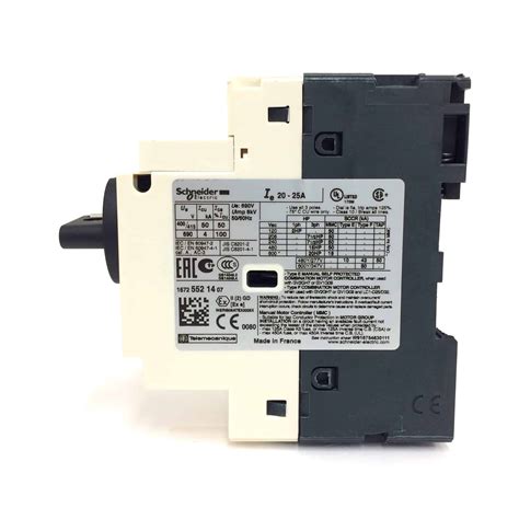 Motor Circuit Breaker Gv2p22 Schneider 20 25a 021353 Gv2 P22 Axxa