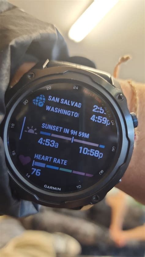 Sunrise Sunset Widget Problem R Garminwatches