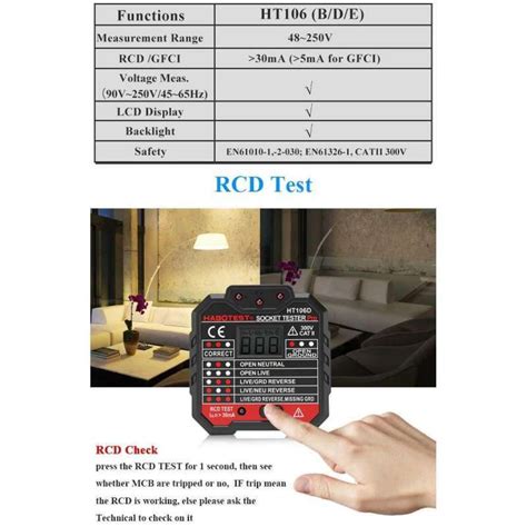 Jual Stop Kontak Voltage Tester Socket Detector Eu Plug Ht106d Tespen Listrik Alat Tester