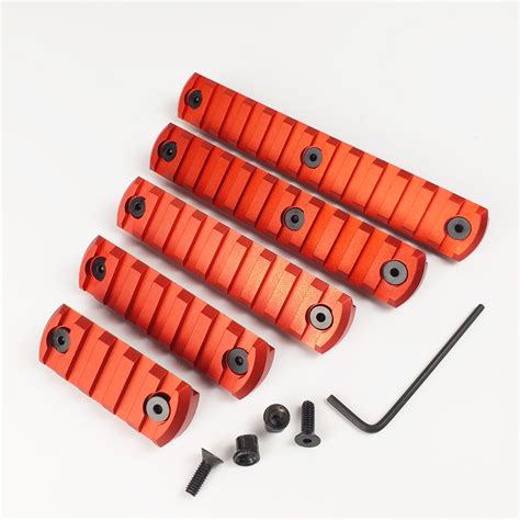 Hunting Rifle Accessories Cnc Aluminum Picatinny Rail Section For