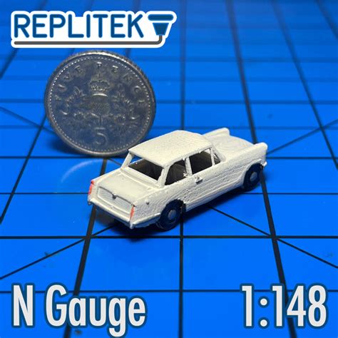 N Gauge 1964 Triumph Herald Saloon Cream Replitek
