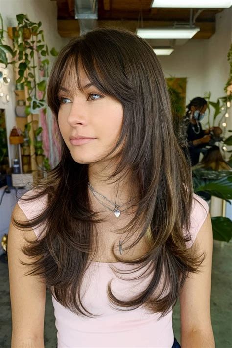 25 Ideas For Long Straight Hair With Curtain Bangs