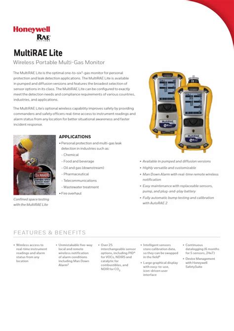 Honeywell Multirae Lite Multi Gas Detector At ₹ 170000 Honeywell