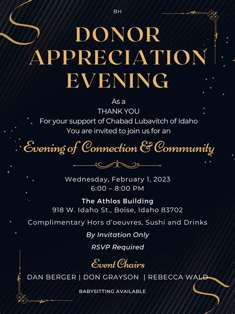 Donor Appreciation Evening JewishIdaho