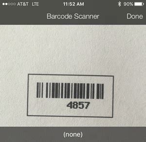 Barcode IOS Supported Types Construction Tool Barcode Tips