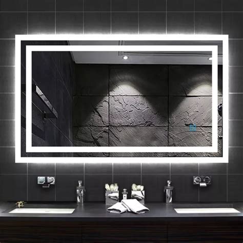Bathroom Mirror Led Light Up Illuminated Demister Bluetooth Speaker