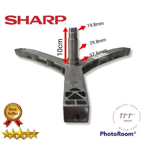 Jual Spider Segitiga Baling Baling Mesin Cuci Front Loading Sharp