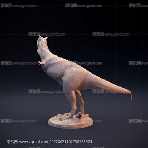 嘶吼的食肉牛龙stl模型其他模型下载 摩尔网cgmol