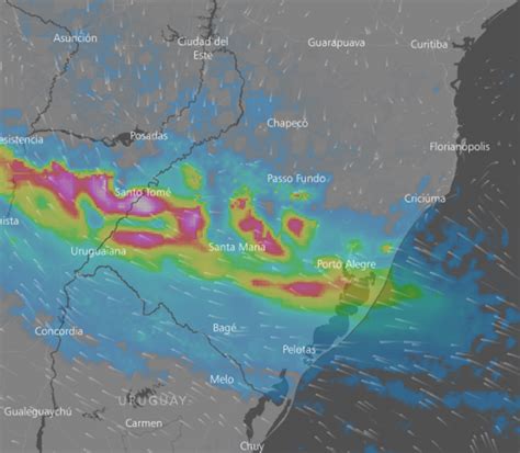 Alerta para riscos meteorológicos durante esta semana no RS Defesa