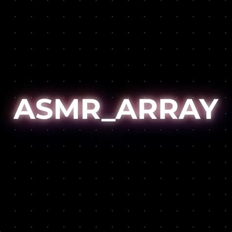 Asmrarray Youtube