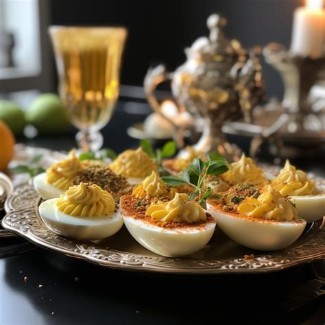 Premium Ai Image Deviled Egg Day