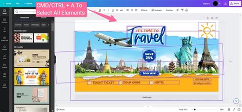 How To Select Multiple Elements In Canva Ways