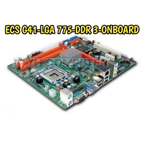 Jual Mainboard G41 Ecs Murah Kualitas Mahal Shopee Indonesia