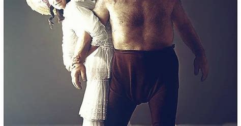Dorian Leigh And Maurice Tillet 1945 Rcolorization