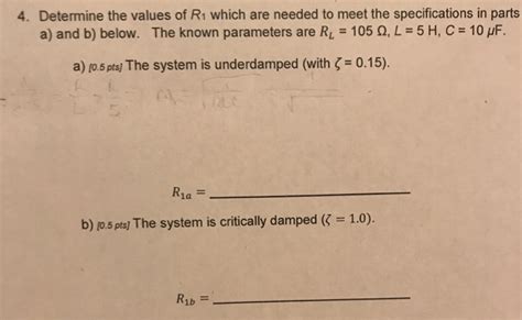 Solved Part RLC Circuit In This Part You Will Analyze Chegg