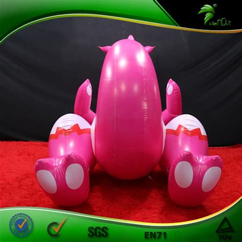 Custom Inflatable Dragon Costumes Pink Dragon Suit With Accessories