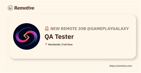 Hiring Qa Tester Gameplaygalaxy