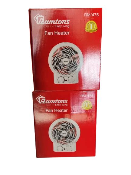 Ramtons Fan Heater Rm475 Evertops Kenya