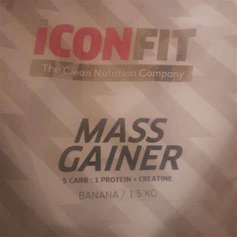 Mass Geiner Banana Iconfit калорийность пищевая ценность ⋙