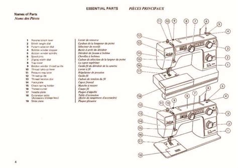 Janome New Home L372 L373 Sewing Machine Instruction Manual