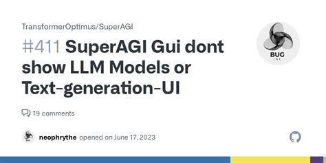 Superagi Gui Dont Show Llm Models Or Text Generation Ui Issue