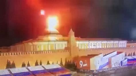 Beelden Van Het Drone Incident Bij Het Kremlin