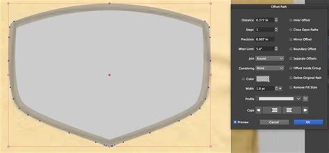 Option To Change The Color Of The Offset Path Fill VectorStyler