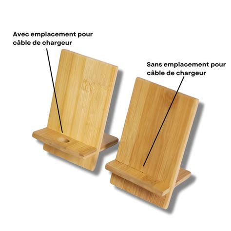 Support Telephone En Bois Simple