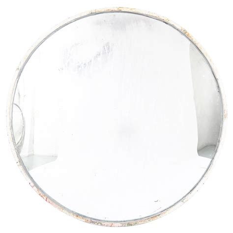 Large Industrial Zinc Convex Mirror At 1stdibs
