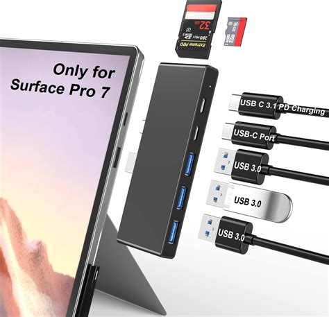 Surface Pro 7 Hub Docking Station With 4k Hdmi Adapter100m